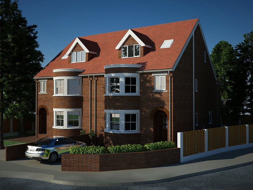 Twin Unit realistic rendering - By Sohaib Khan- 5085_sohaib :: Tasmeem ME