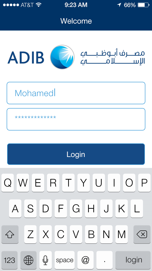 Mobile Application For ADIB Bank Abu Dhabi Islamic Bank - By Mahmoud ...