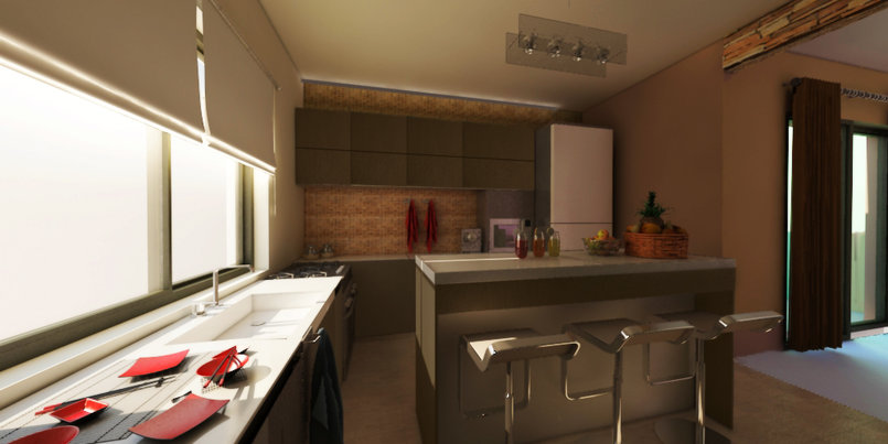 Al Safi Housing 18- Interior من تصميم Lina Abu Nijim- 1916_lina