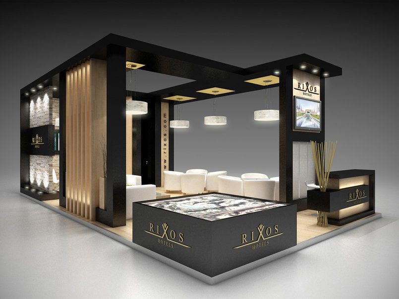 RIXOS hotel booth من تصميم Amr Eldesouky- 4930_amr
