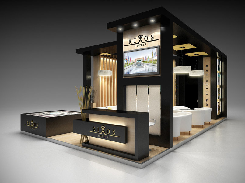 RIXOS hotel booth من تصميم Amr Eldesouky- 4930_amr