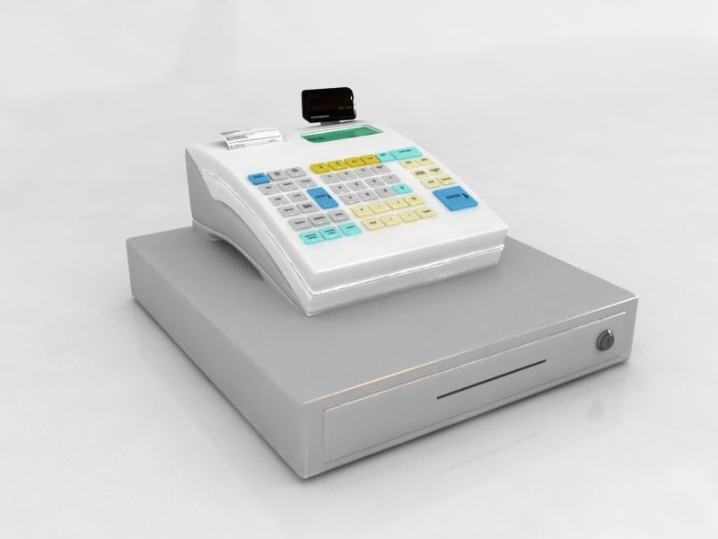 3D Casio Cashier - By Mahmoud Afifi- mahmoudafifi111288 :: Tasmeem ME