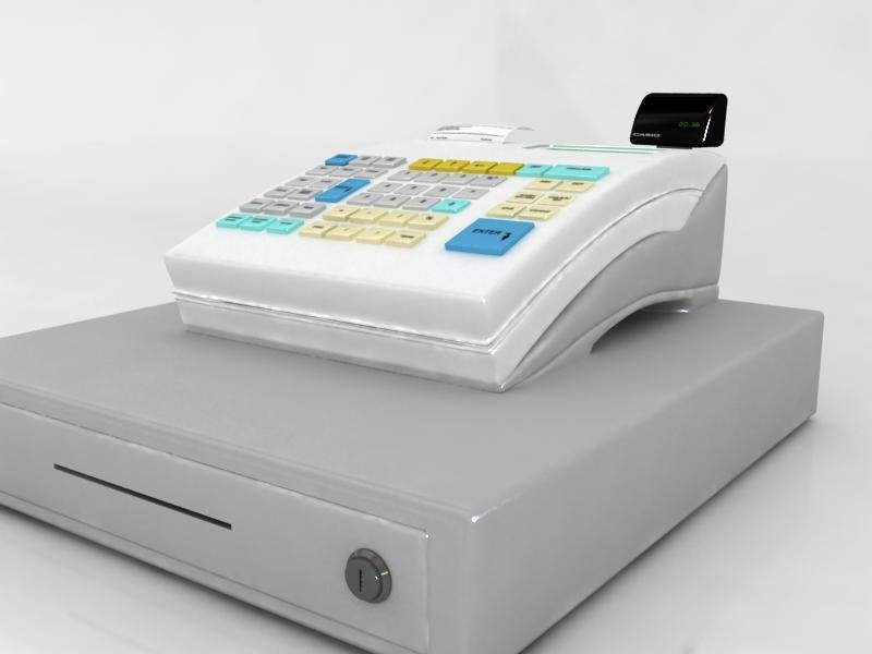 3D Casio Cashier - By Mahmoud Afifi- mahmoudafifi111288 :: Tasmeem ME