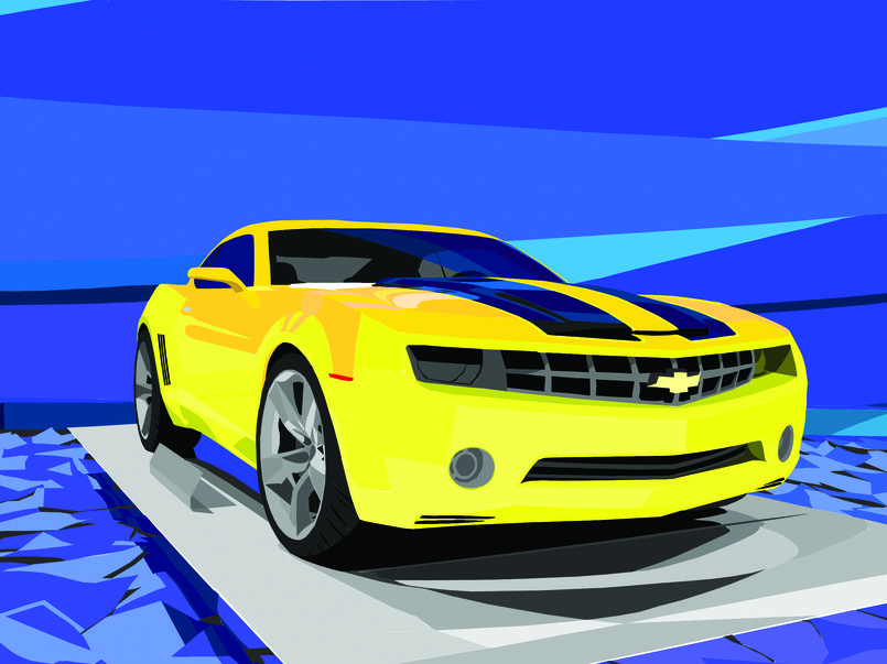 car digital painting - By Mariam Rihani- 5432_mariam :: Tasmeem ME