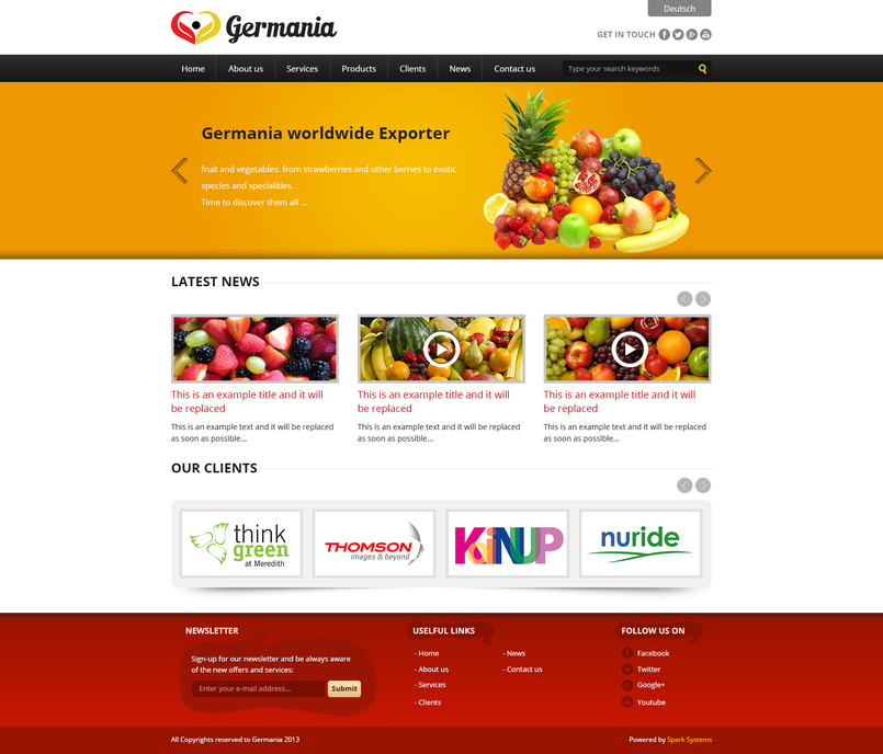 Germania Logo & website - By Hossam Eraqy- hossameraqy147849 :: Tasmeem ME