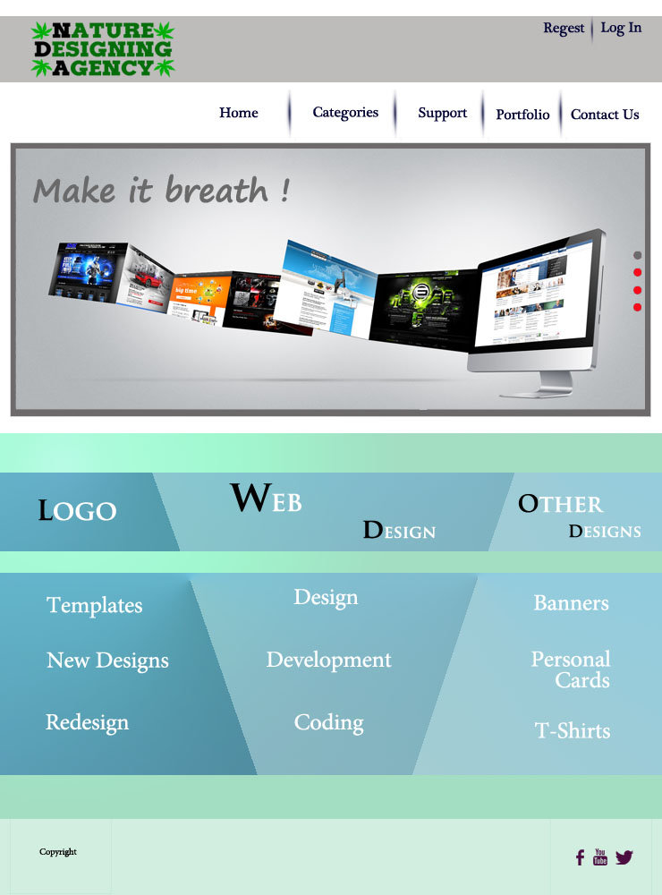 my first web designed project من تصميم Abdelrahman Hady ...