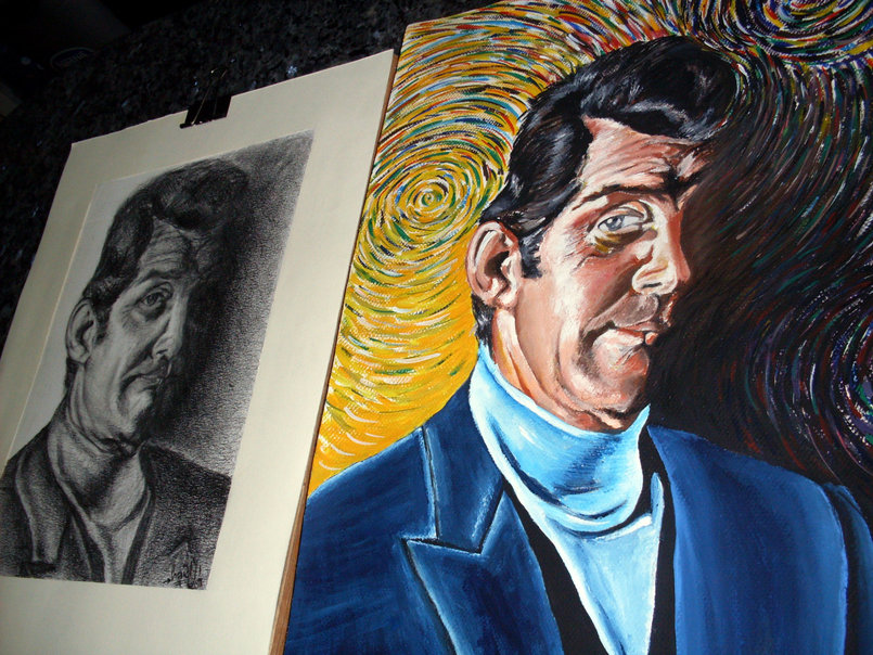 Dean Martin free hand drawing. - By Haidy Amin- 5078_haidy :: Tasmeem ME