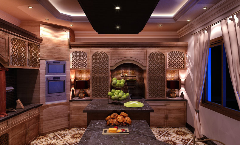 Classic kitchen design من تصميم Noha Raafat- 273476_noha
