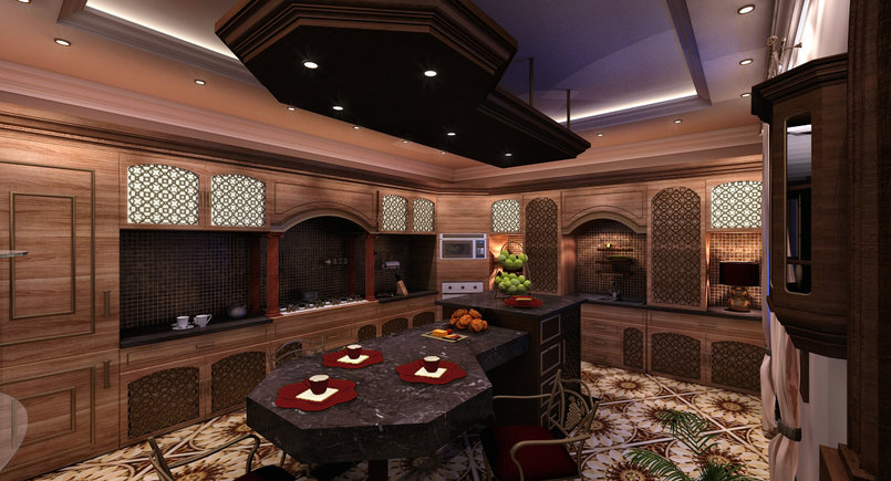 Classic kitchen design من تصميم Noha Raafat- 273476_noha