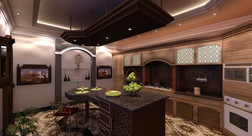 Classic kitchen design من تصميم Noha Raafat- 273476_noha