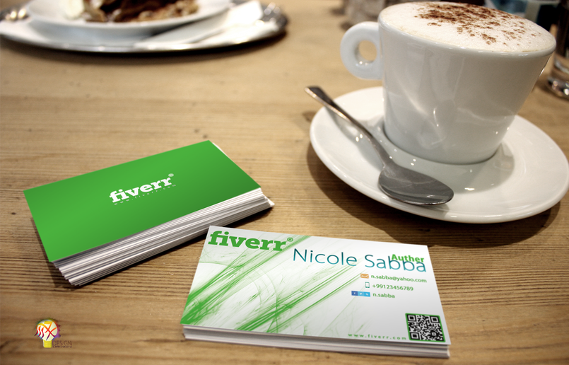 A business card design for my gig on fiverr.com - By Murad Mahmoud ...