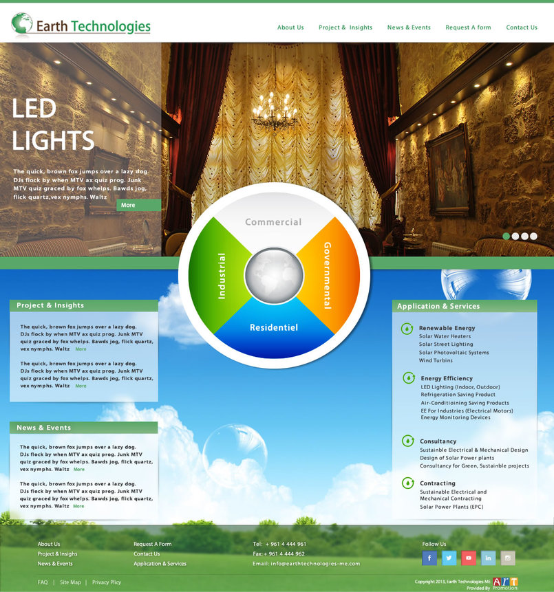 Earth Technologies Website - By Alfred Roukoz- 5162_alfred_ :: Tasmeem ME