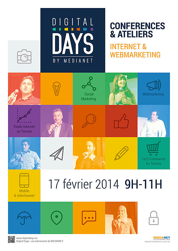 Logotype et affiche digital days من تصميم Babba Chokri- 4225_babba