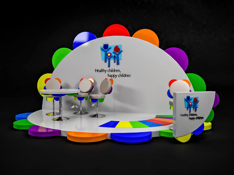 Healthy Children Booth design - By Mahmoud Youssef- 189489_mahmoud ...