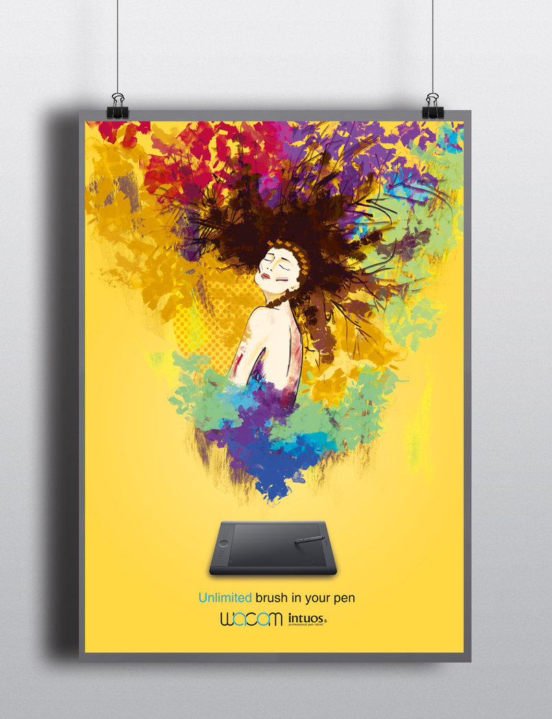 wacom tablet intuos5 - By Abeer Rida- abeerkhanfer982117 :: Tasmeem ME