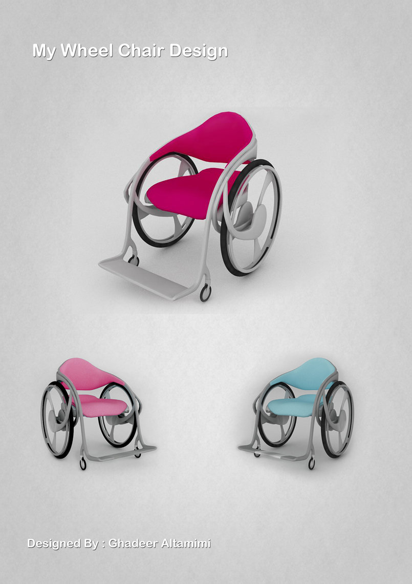 Wheelchair Design - By Ghadeer Altamimi- 4783_ghadeer :: Tasmeem ME
