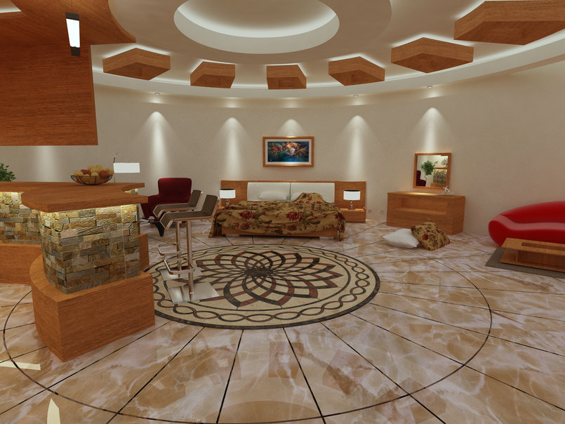 circular bed room - By Huthifa Hejazi- 4034_huthifa :: Tasmeem ME