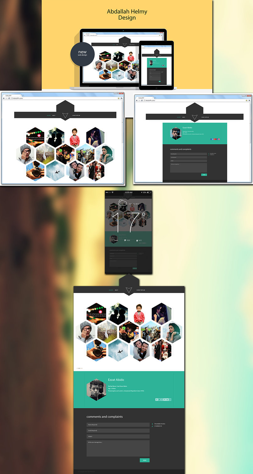 Ui - Photography Web Site - By Abdallah Helmy- 189958_abdallah ...