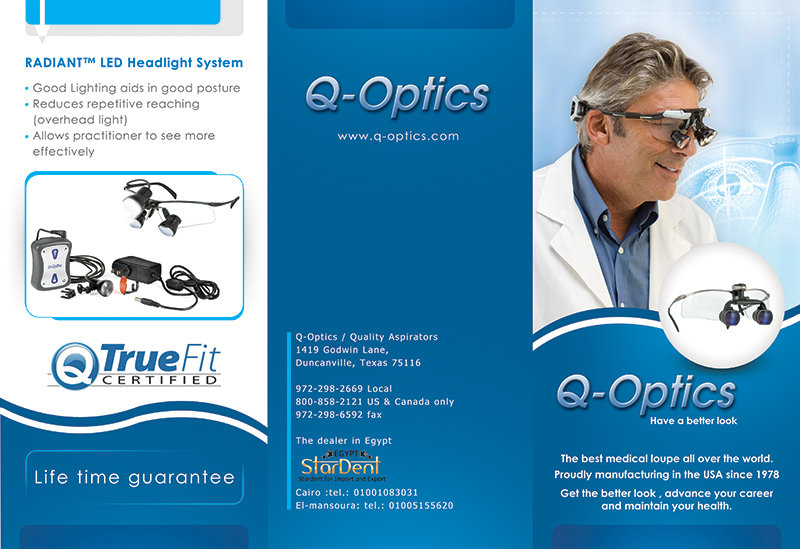 Q-Optics Brochure Design - By Mohamed Gomaa- 683173_mohamed :: Tasmeem ME