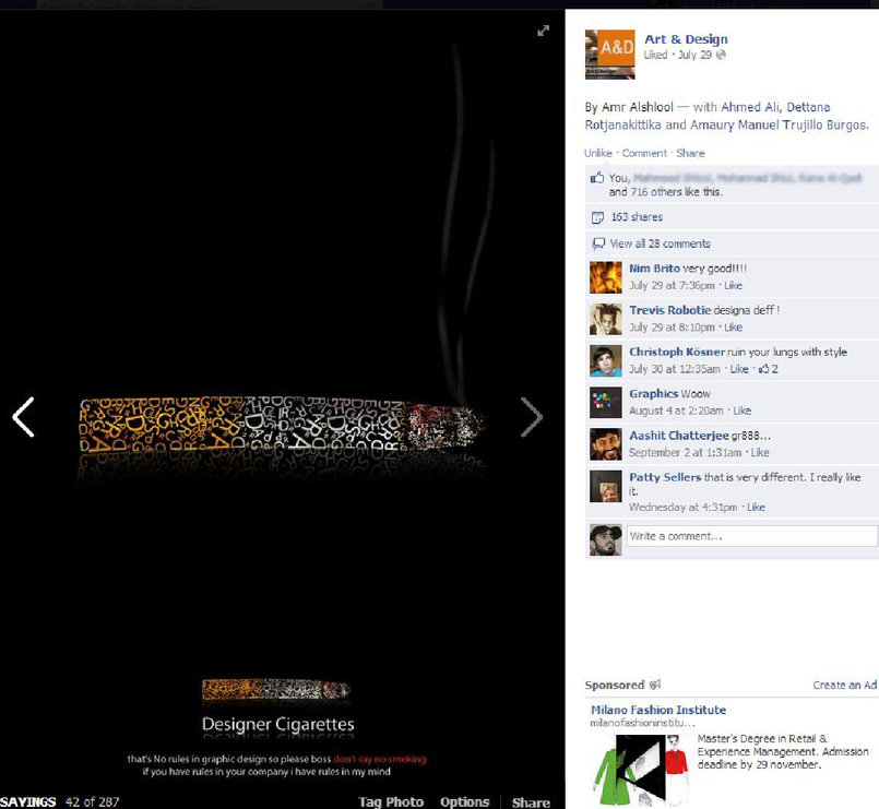 DESIGNER CIGARETTES - By Amr Shlool- 1786_amr :: Tasmeem ME