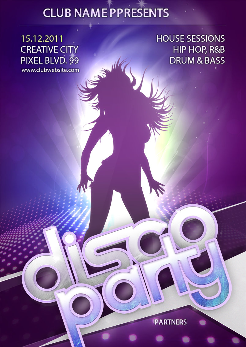 1 - party flayer - By Yassin EL K- yassinelk245776 :: Tasmeem ME