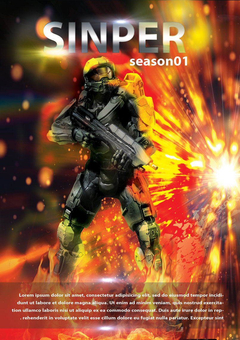 Action Poster - By Sama Mostafa- samamostafa170202 :: Tasmeem ME