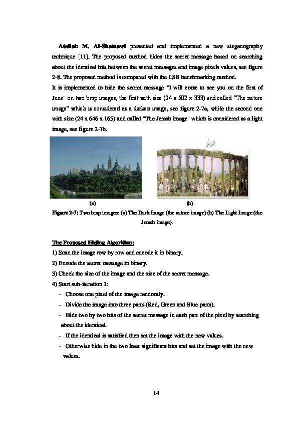 Secure 24 bit Color Image Steganography technique Using Random Numbers من تصميم Faten Basheer ...