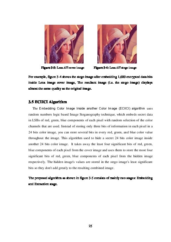 Secure 24 bit Color Image Steganography technique Using Random Numbers من تصميم Faten Basheer ...