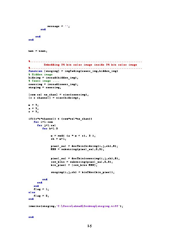 Secure 24 bit Color Image Steganography technique Using Random Numbers من تصميم Faten Basheer ...