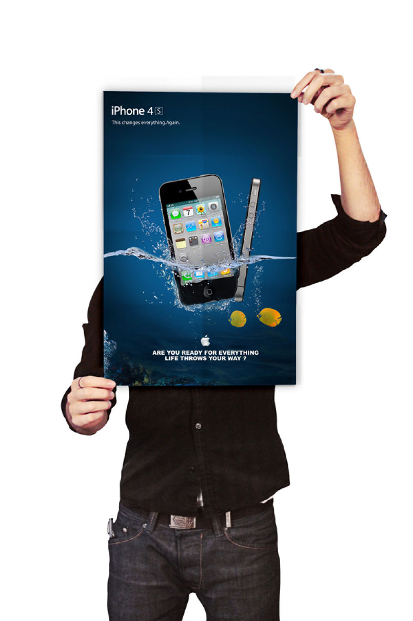 IPHONE 4S ADS - By Mohammed Hamdan- 3520_mohammed :: Tasmeem ME