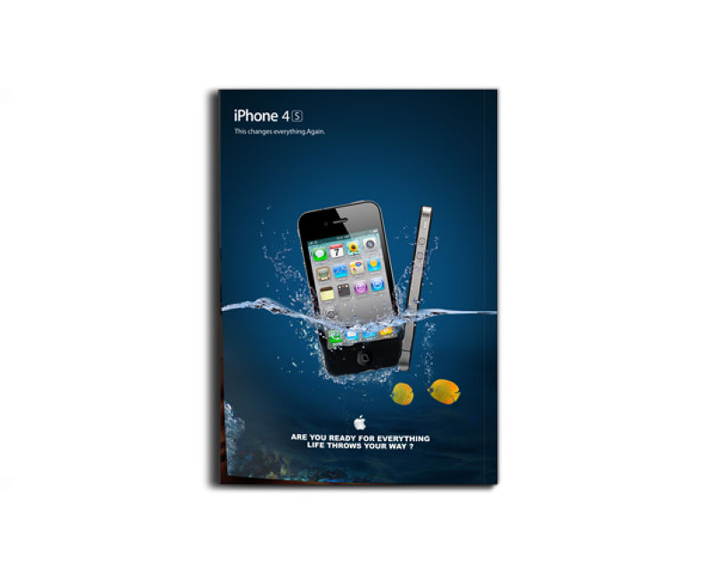 IPHONE 4S ADS - By Mohammed Hamdan- 3520_mohammed :: Tasmeem ME
