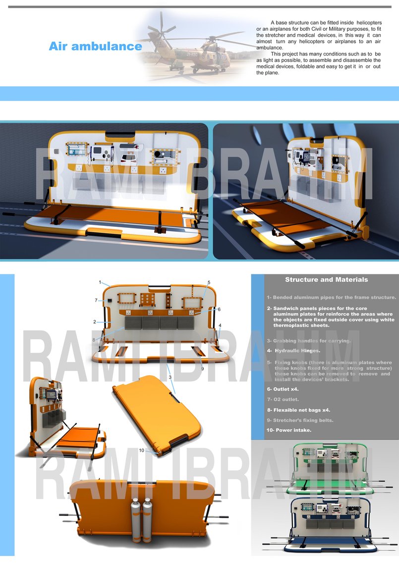 Air Ambulance Structure من تصميم Rami Ibrahim- 4404_rami