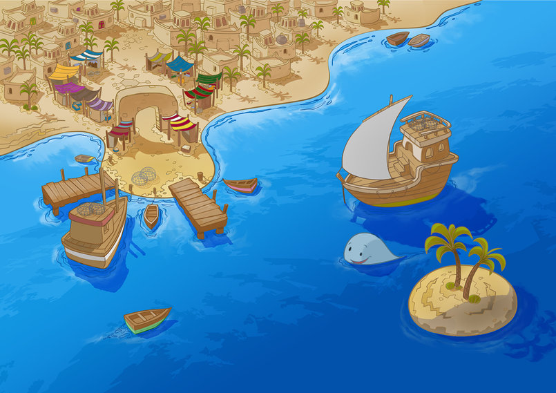 Mandoos Game Map - By Ameer Ghanem- 4214_ameer :: Tasmeem ME