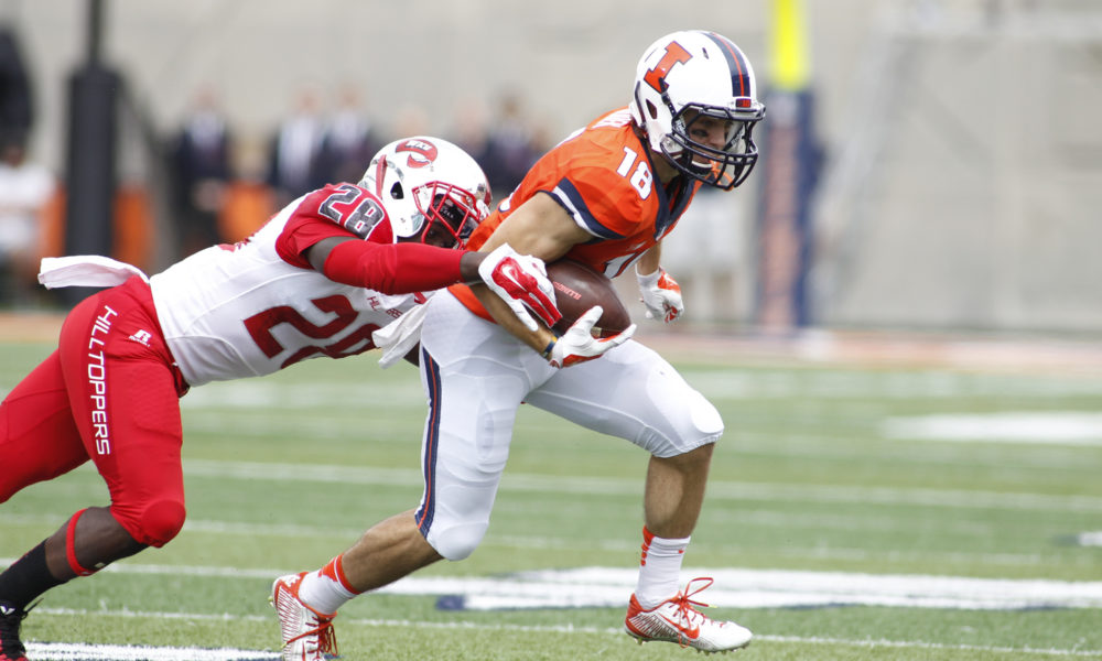 Saison terminée pour WR Mike Dudek – The Blue Pennant