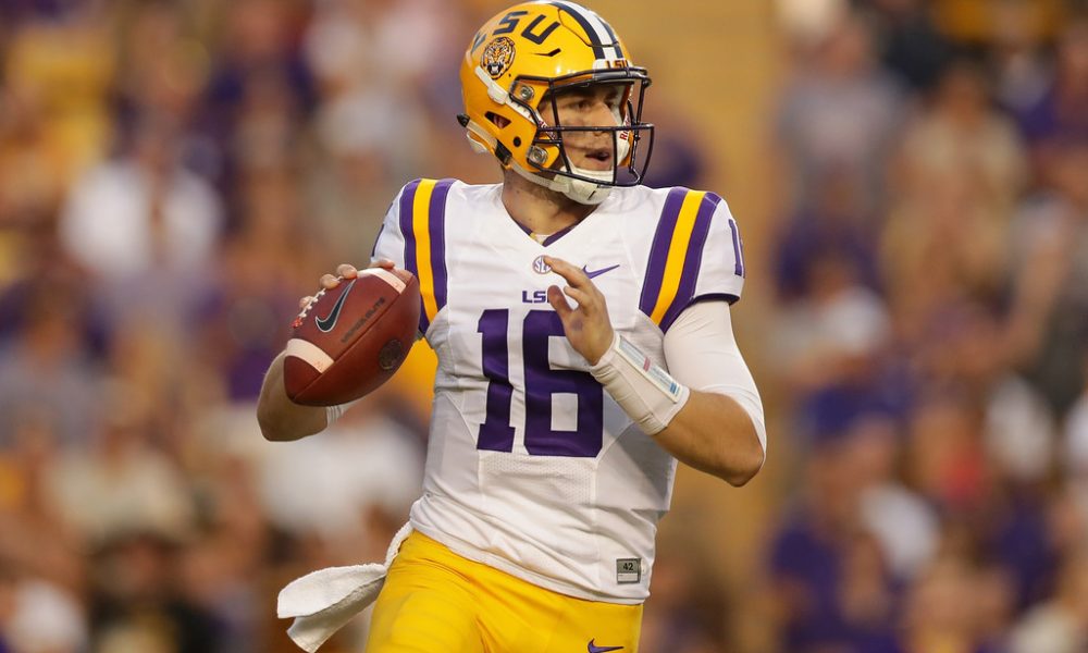 QB Danny Etling conserve sa place de titulaire à LSU – The Blue Pennant