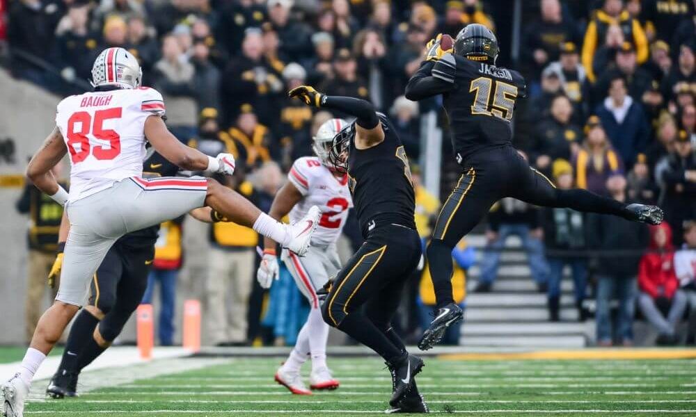 L’interception de DB Joshua Jackson à la OBJ ! – The Blue Pennant
