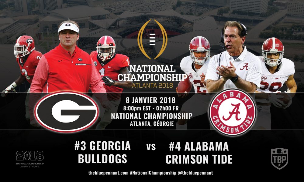 Georgia vs Alabama : l’ultime preview – The Blue Pennant