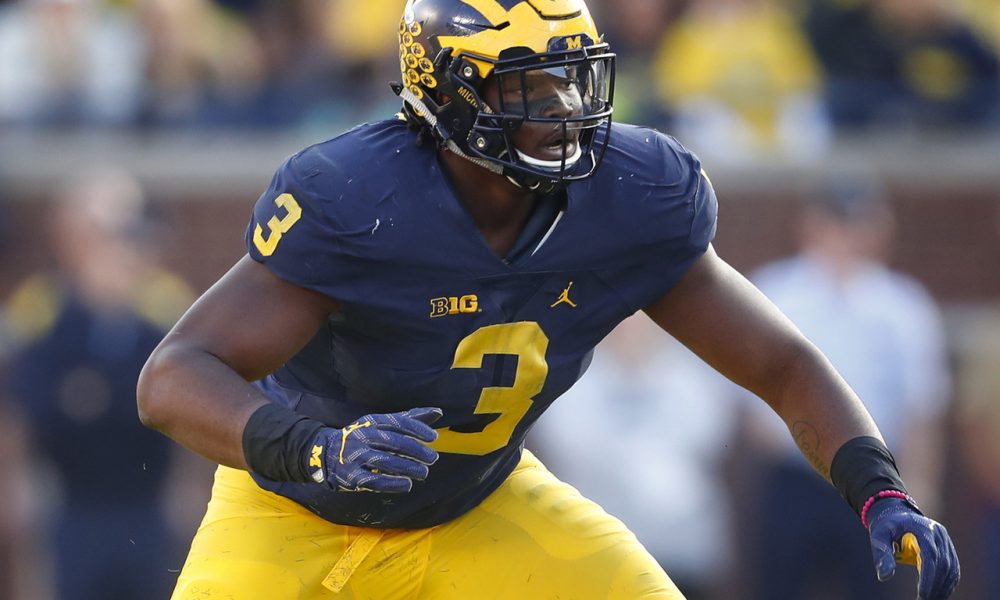 DL Rashan Gary se présente à la draft NFL 2019 – The Blue Pennant