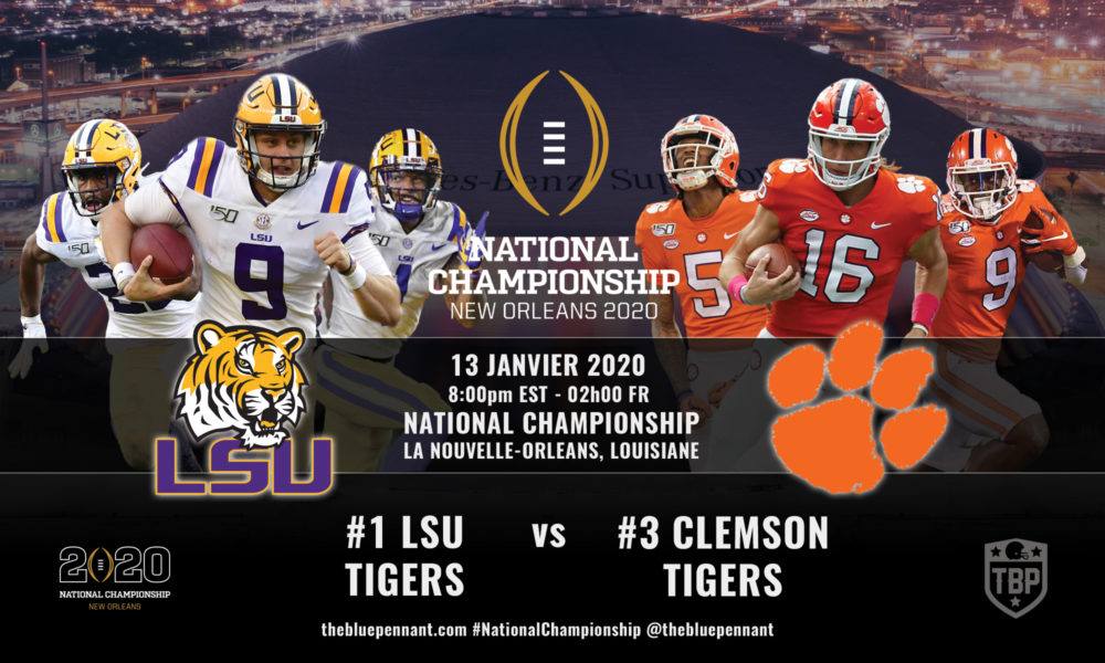 LSU vs Clemson : l’ultime preview – The Blue Pennant
