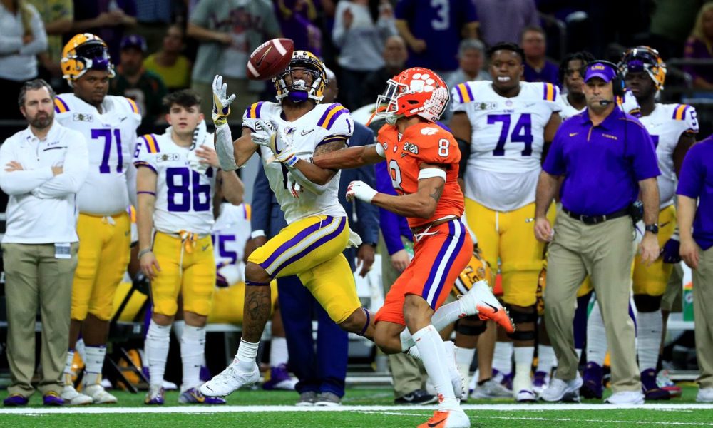 2ème TD sur réception de Ja’Marr Chase, LSU prend les commandes 21-17 ...
