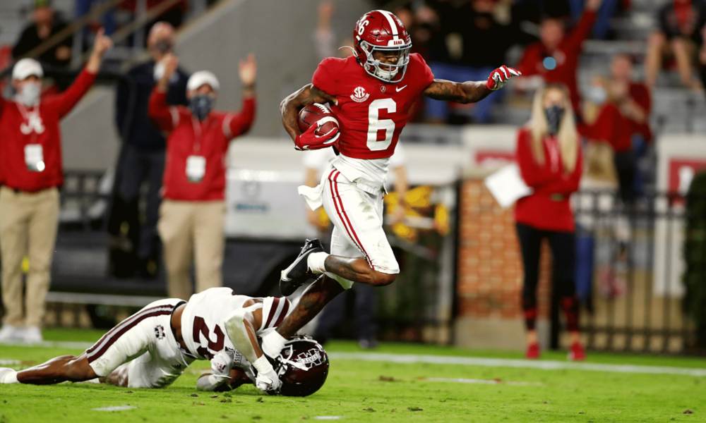 Les 4 TDs de DeVonta Smith face à Mississippi State – The Blue Pennant