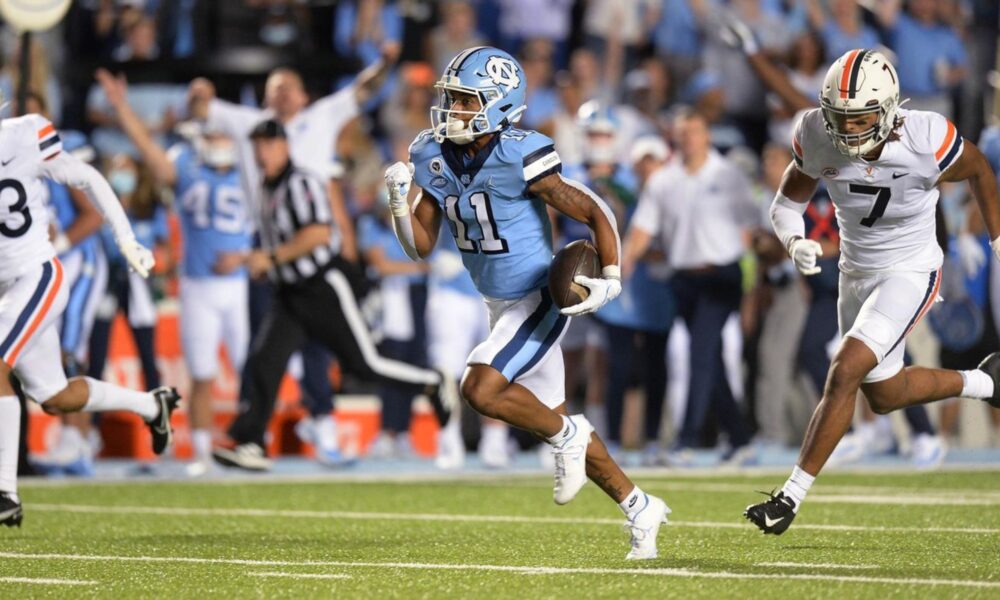 WR Josh Downs se présente à la draft NFL 2023 – The Blue Pennant
