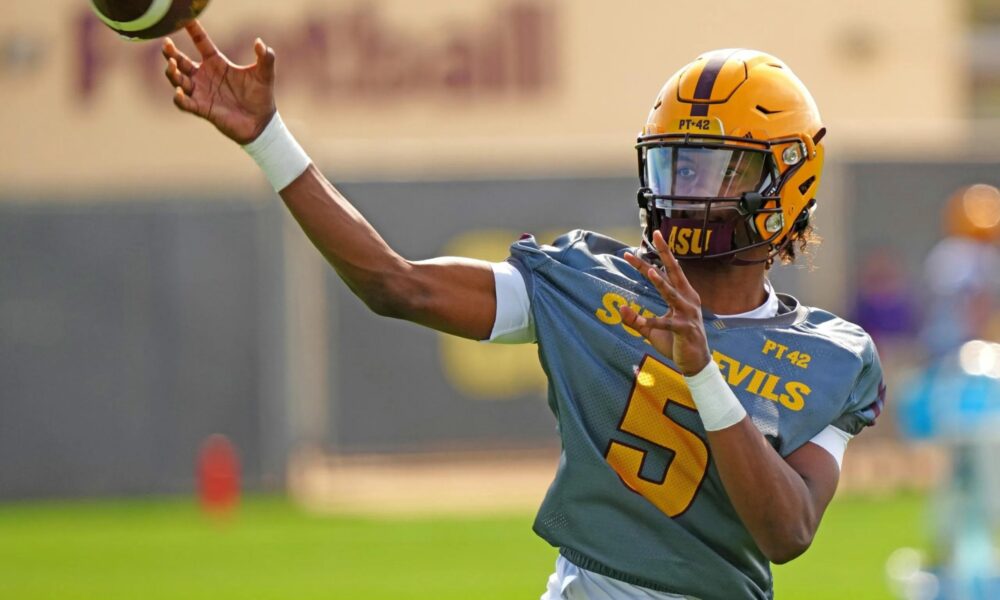 QB Jaden Rashada nommé quarterback titulaire à Arizona State – The Blue ...