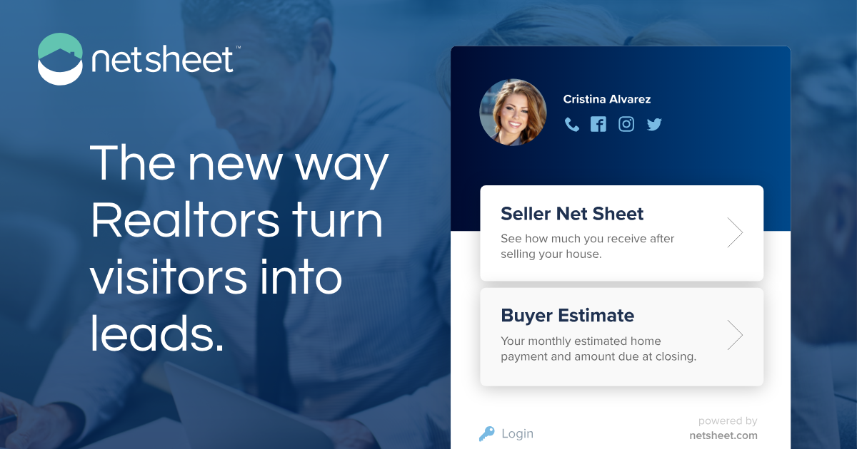 NetSheet.com - The new way Realtors turn visitors into leads