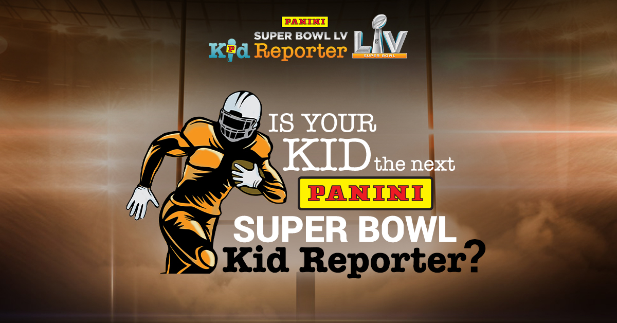 Panini Super Bowl Kid Reporter Sweepstakes
