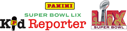 Panini Super Bowl LIX Kid Reporter Logo