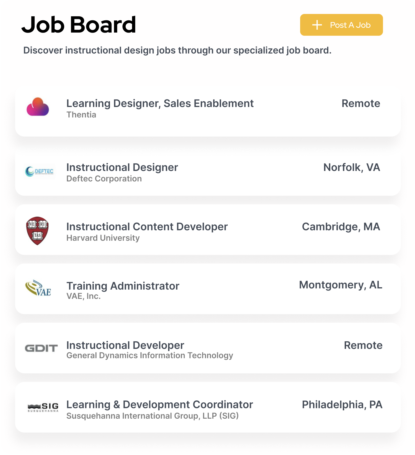 Teamed - Instructional Design Hiring and Jobs 👋