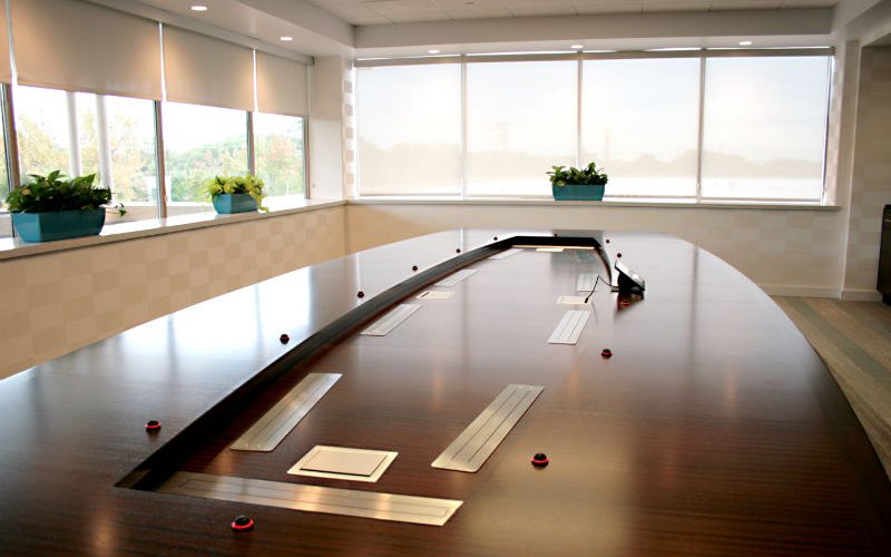 Custom Conference Table Hides Impressive AV System in Executive ...