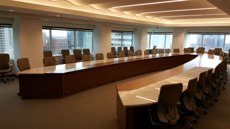 Check Out This One of a Kind Installation in Boston Boardroom - My ...
