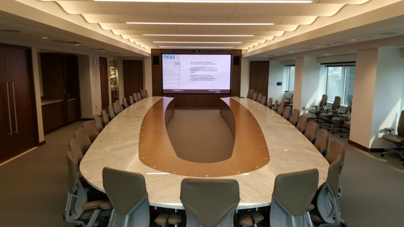 Check Out This One of a Kind Installation in Boston Boardroom - My ...